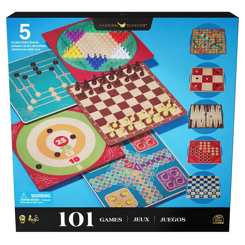Spin Master Games 101 Juegos para Jugar en familia o con amigos