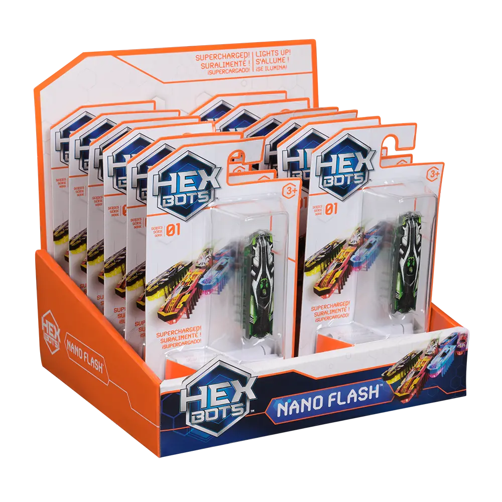 Mini Robots Nano Flash - Hex Bots - Juguetes Vulcanita