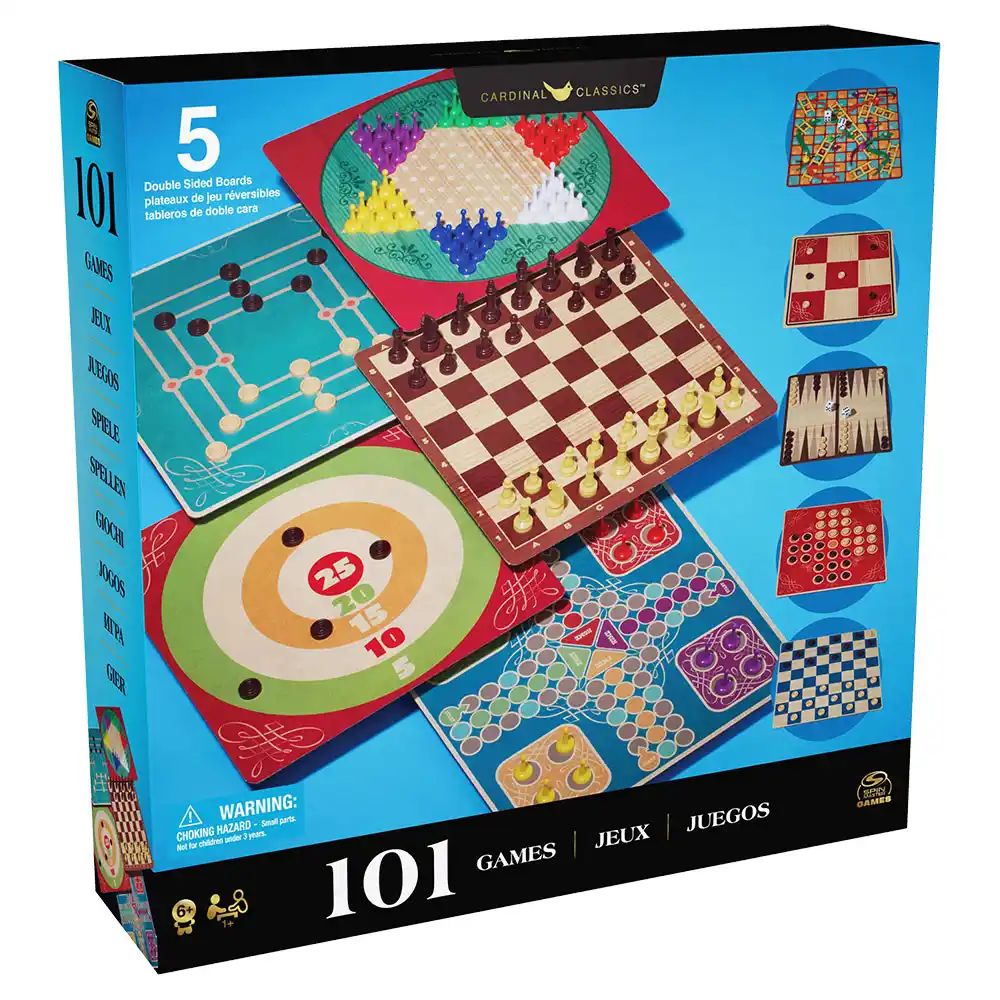 Spin Master Games 101 Juegos para Jugar en familia o con amigos