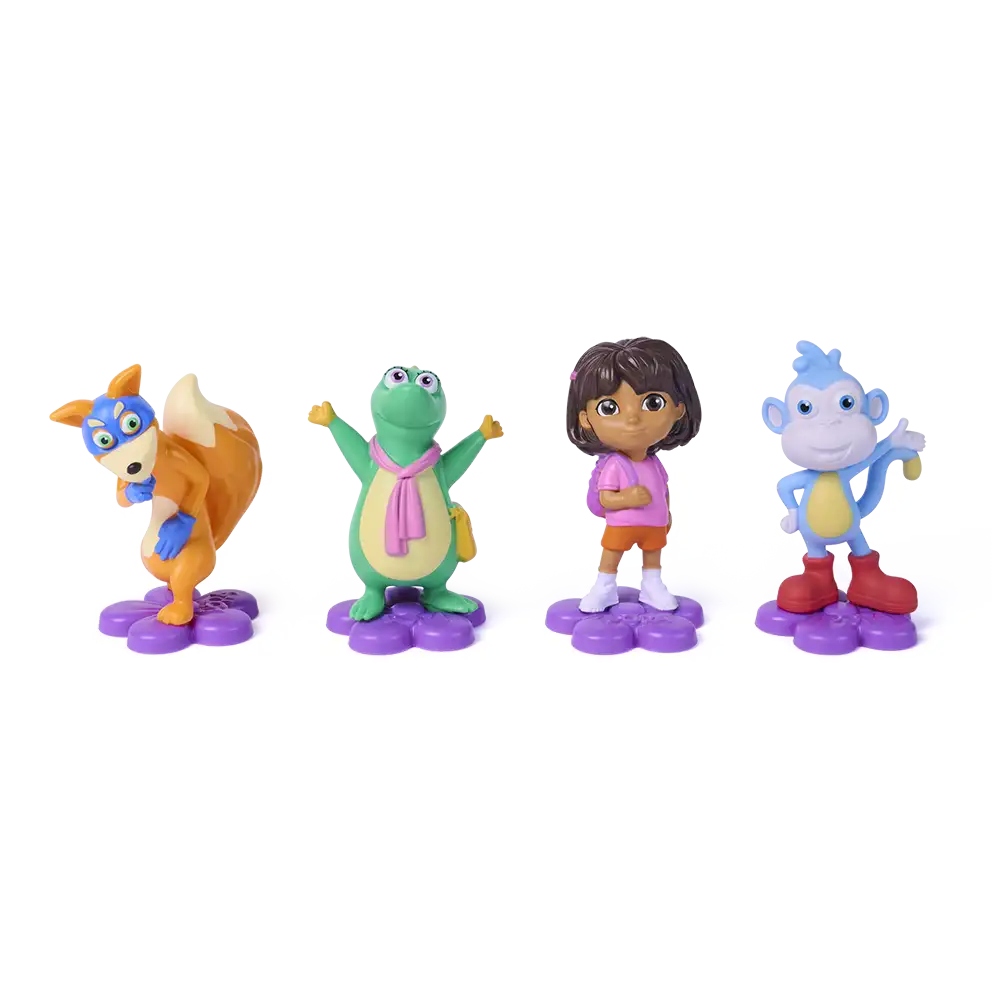 Dora Pack 4 Mini Figuras | SKU98751 - Juguetes Vulcanita