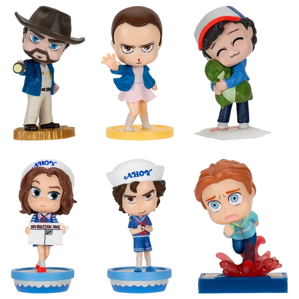 Stranger Things Mini Figura Sorpresa Chibi - Juguetes Vulcanita